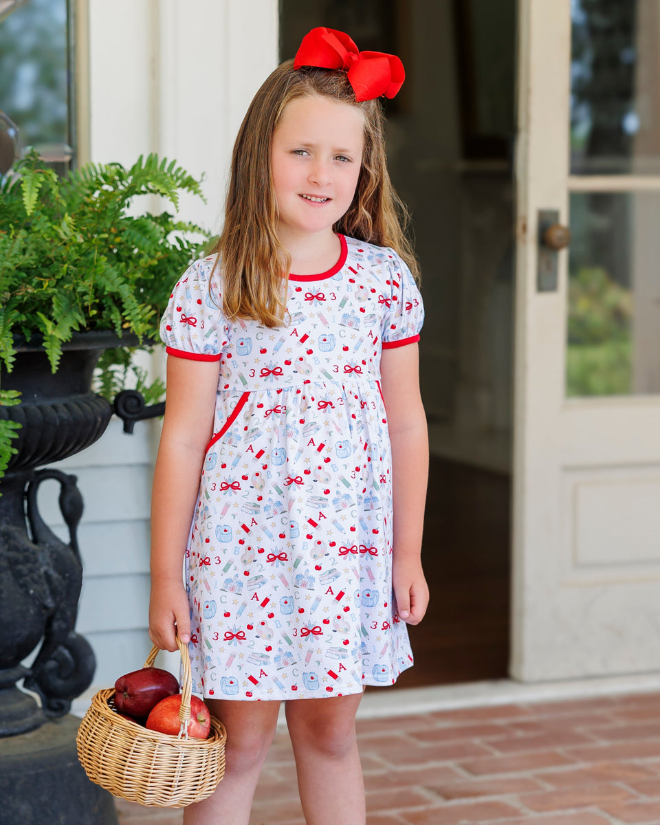 Easy As ABC Pocket Dress – Smock Candy