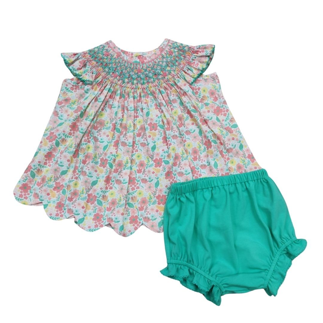Lady Lou Smocked Bloomer Set – Smock Candy