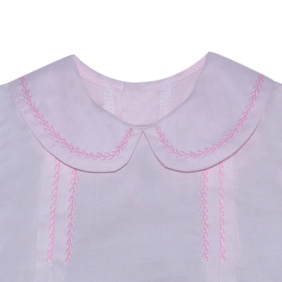 Quinn Daygown- Pink w/ Pink Stitches – Smock Candy