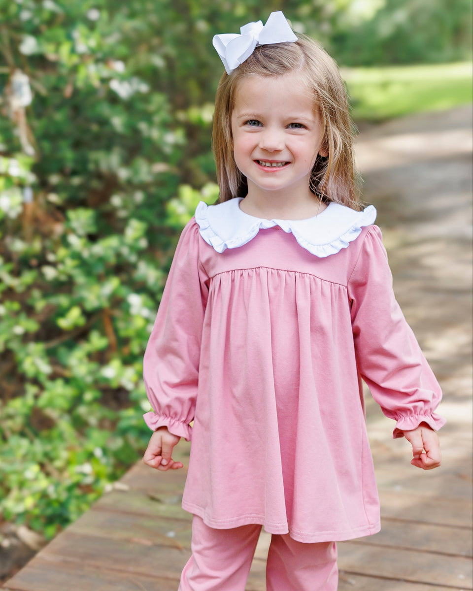 Catherine Bloomer Pant Set - Dusty Rose – Smock Candy