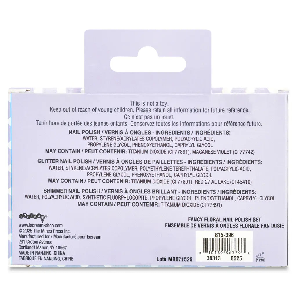 Fancy Floral Nail Polish Set – Smock Candy