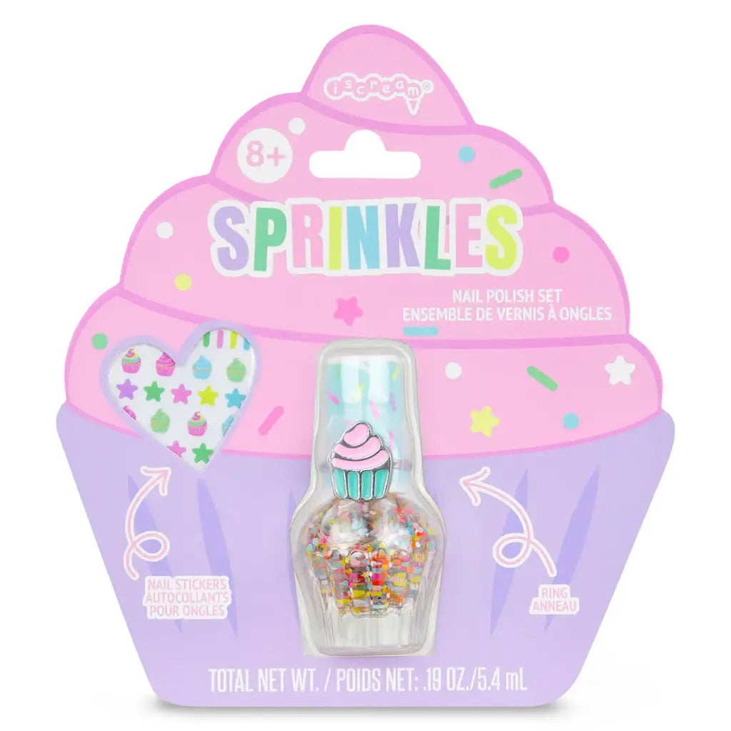 Sprinkles Nail Polish & Ring Set – Smock Candy