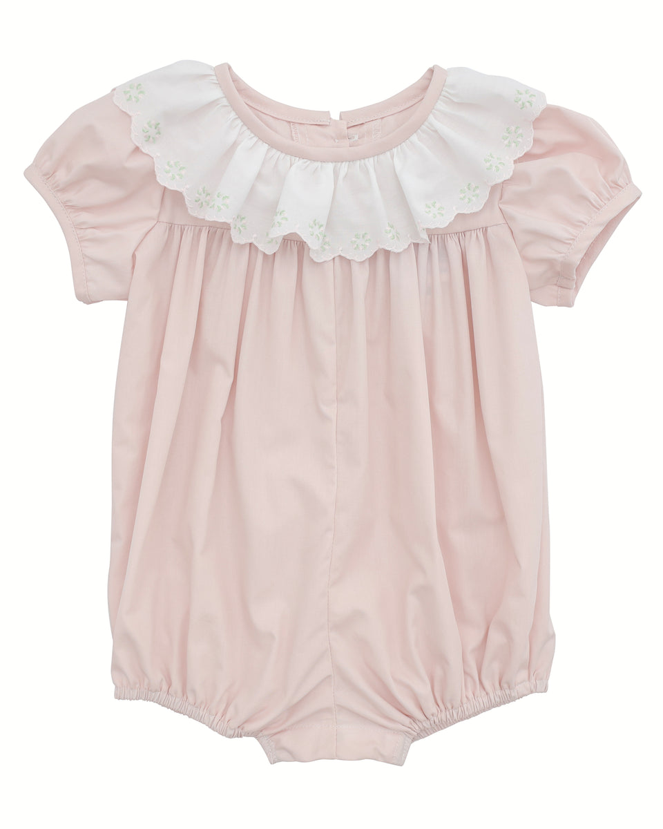 Christy Bubble W/ Round Collar- Pink – Smock Candy