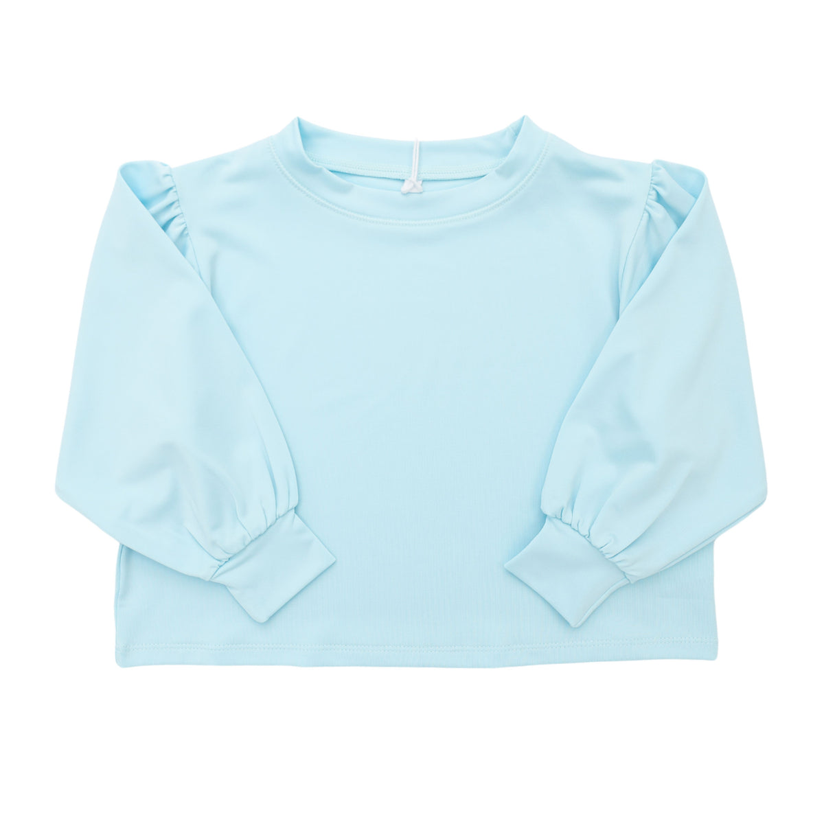 LS Box Top- Aqua – Smock Candy