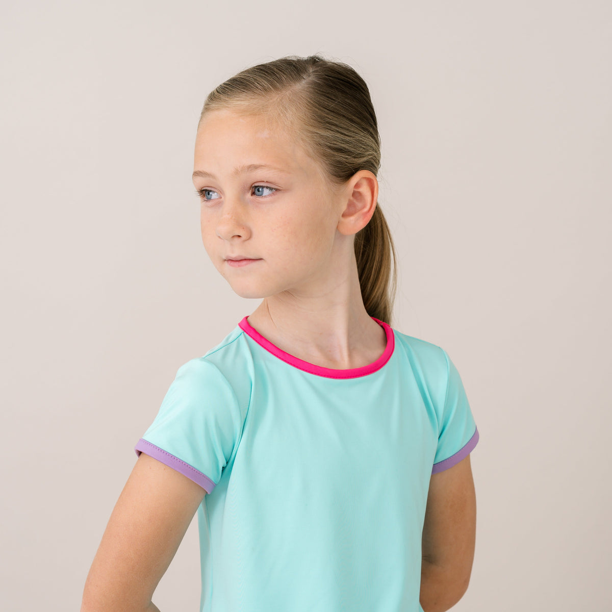 Bridget Basic T - Totally Turquoise, Power Pink, Precious Purple ...