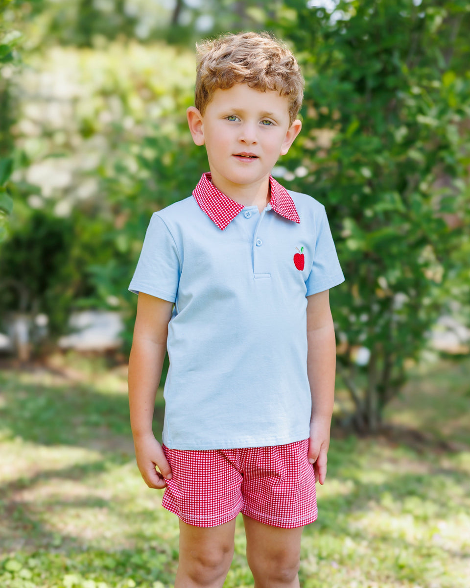 Recess Red-y Polo Short Set – Smock Candy