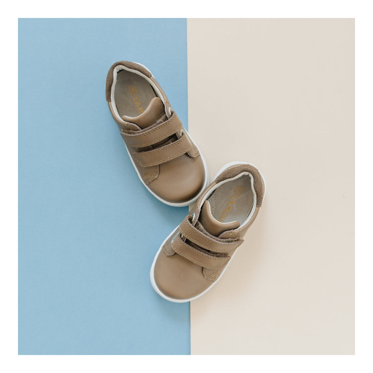Kyle Double Velcro Sneaker- Mocha – Smock Candy