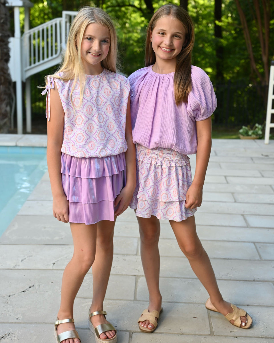 Alexis Top- Orchid – Smock Candy