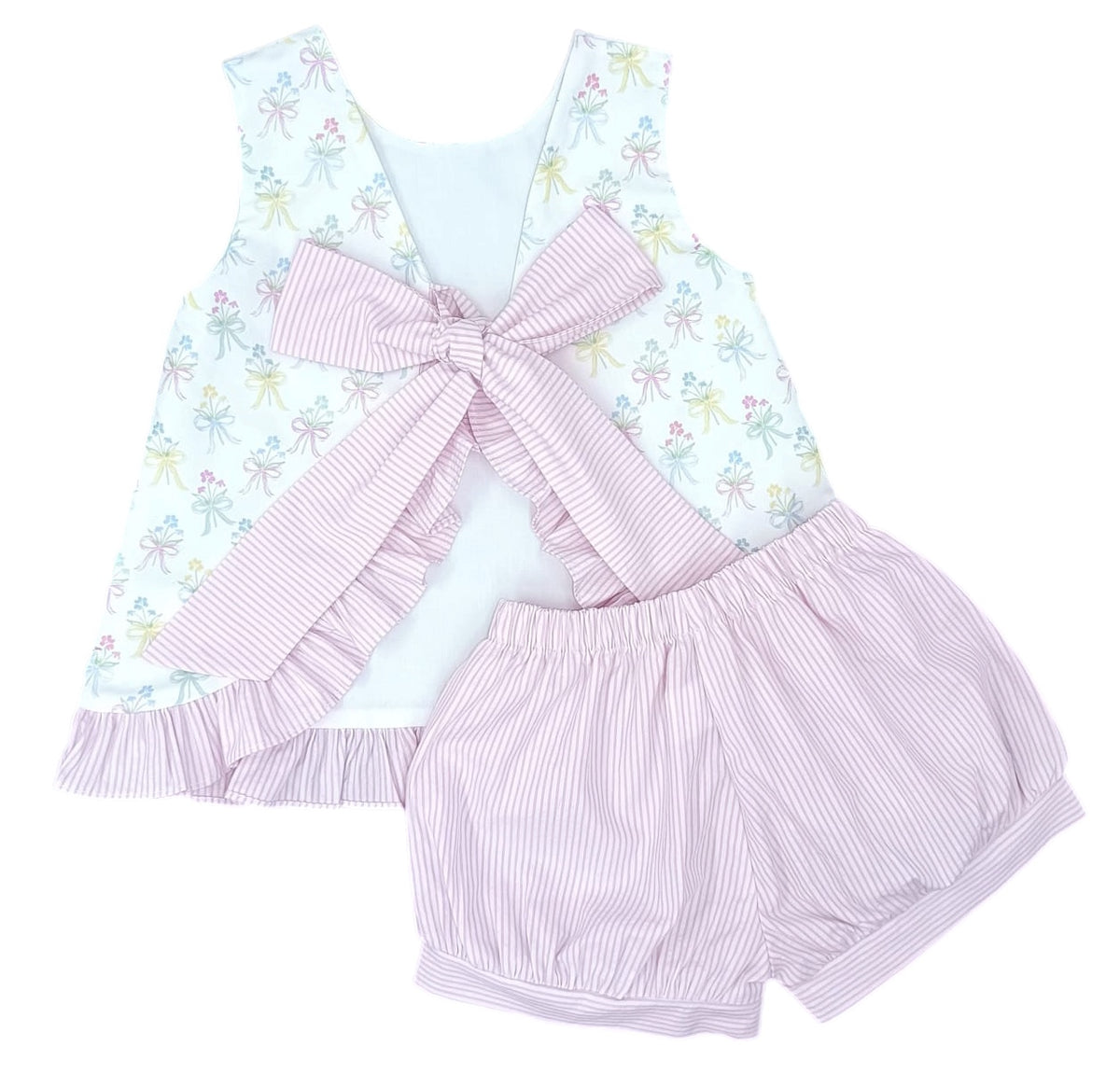Bouquets and Bows Mae Bloomer/Banded Short Set – Smock Candy