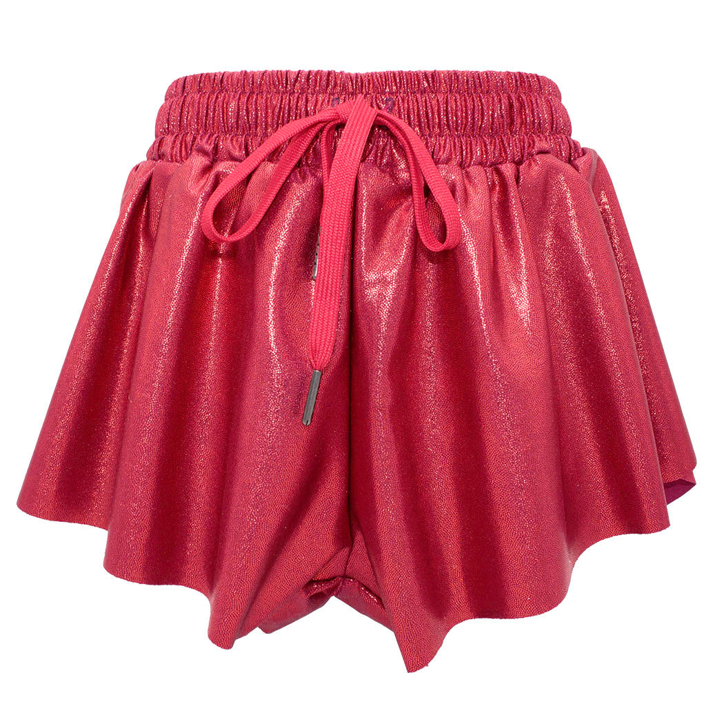 Shimmer Butterfly Short- Maroon – Smock Candy