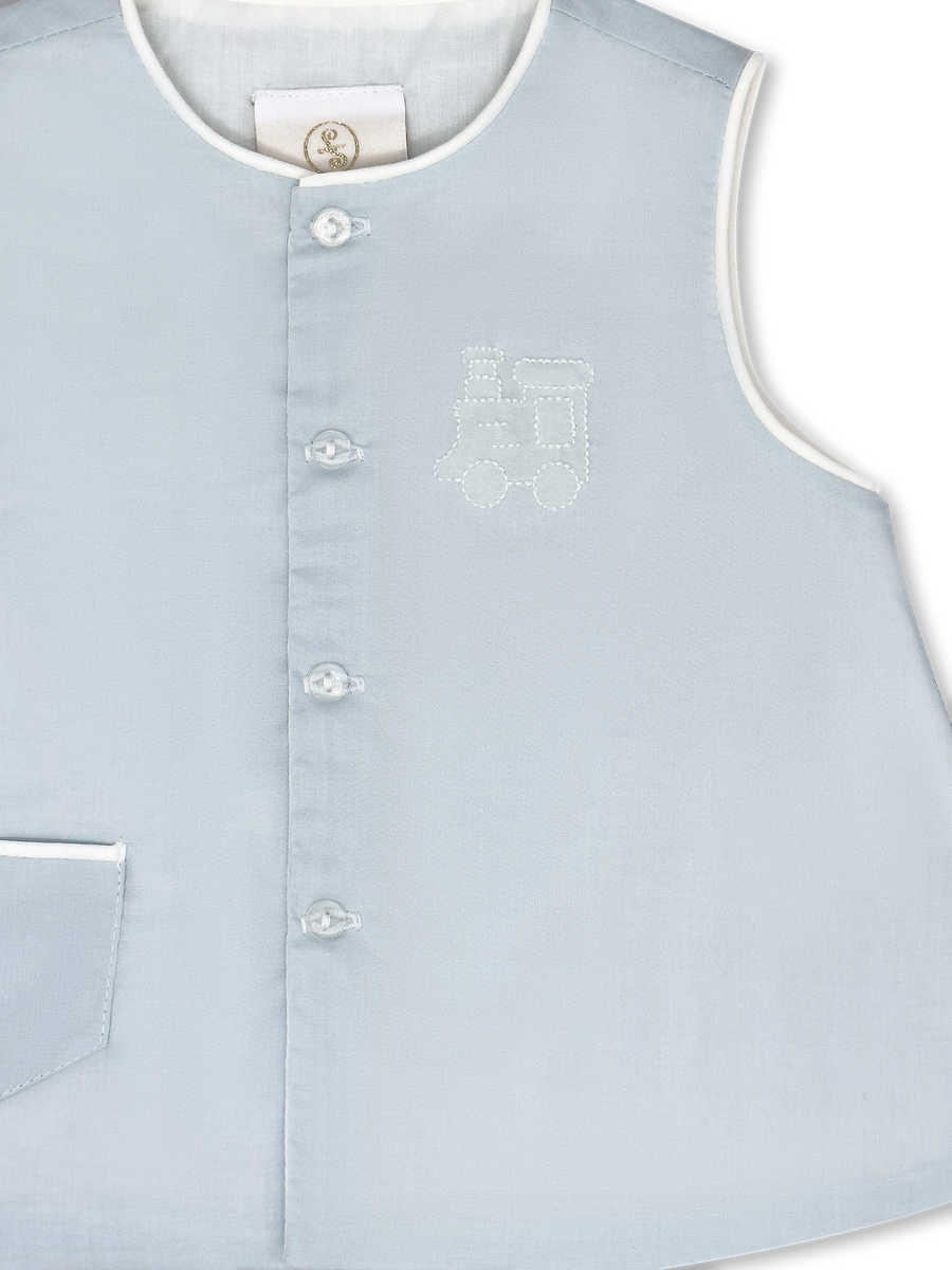 Mason Diaper Set- Blessings Blue – Smock Candy