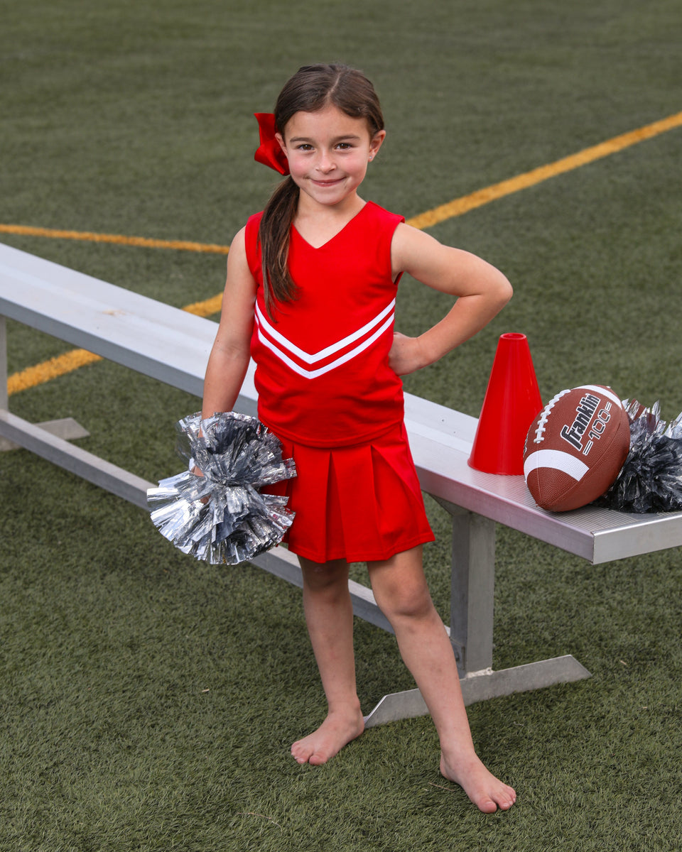 Cheer Uniform Set- Red – Smock Candy