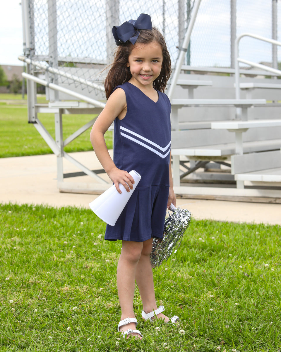 Cheer Uniform Dress- Navy – Smock Candy