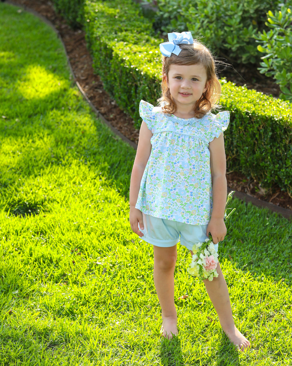 Blooming Floral Ruffle Bloomer Set – Smock Candy