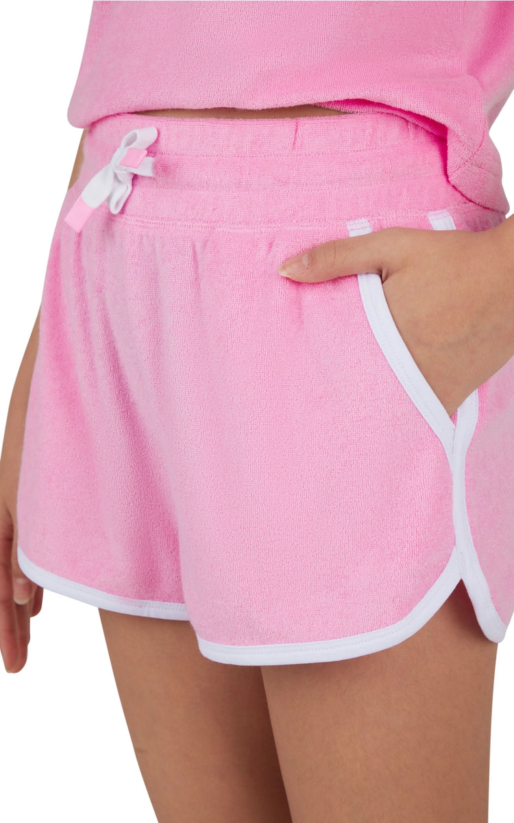 Towel Terry Raglan Short Set- Bon Bon – Smock Candy