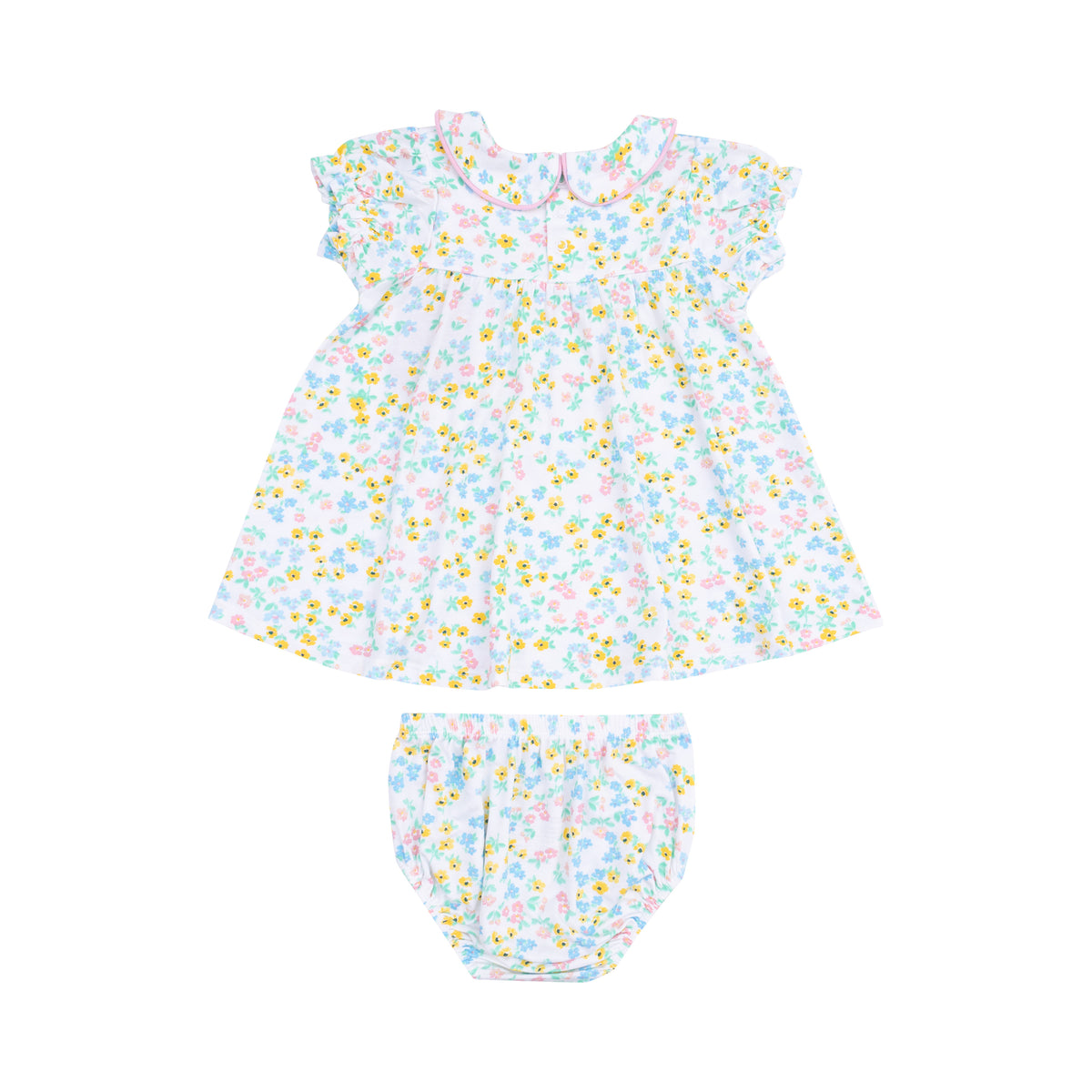 Caroline's Calico Puff Sleeve Dress – Smock Candy