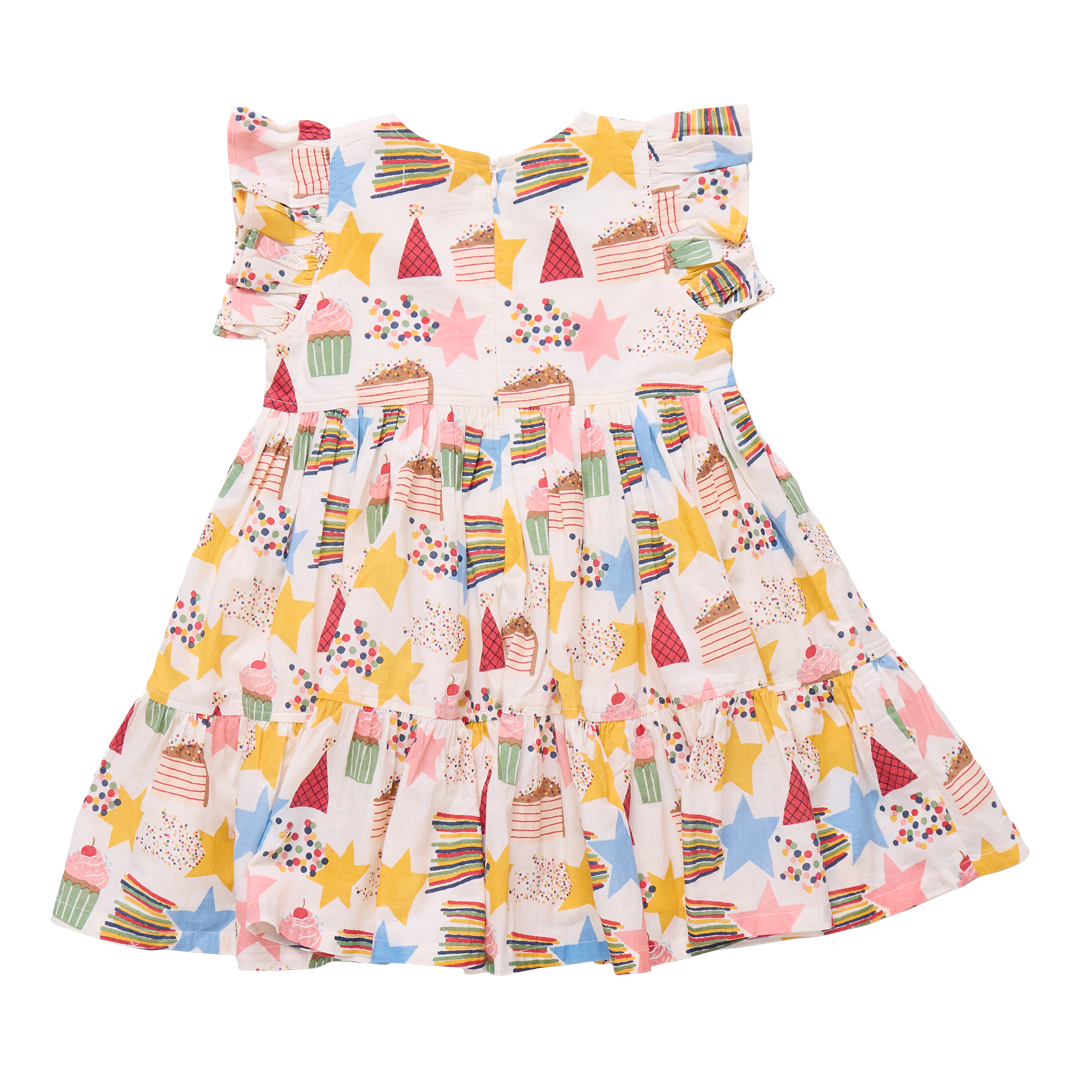 Jennifer Dress- Birthday Star – Smock Candy