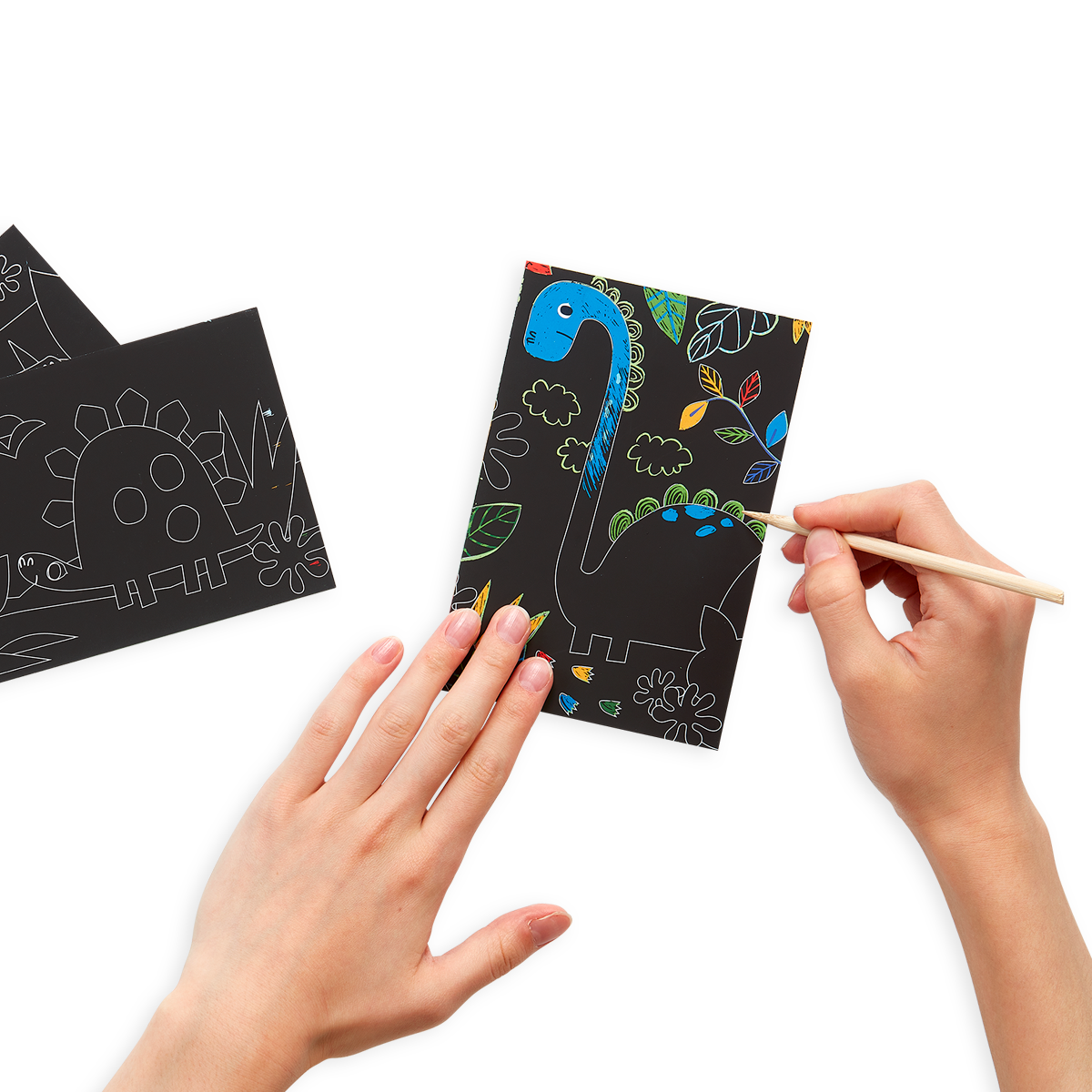 Scratch and Scribble Mini Kit - Dinosaur Days – Smock Candy